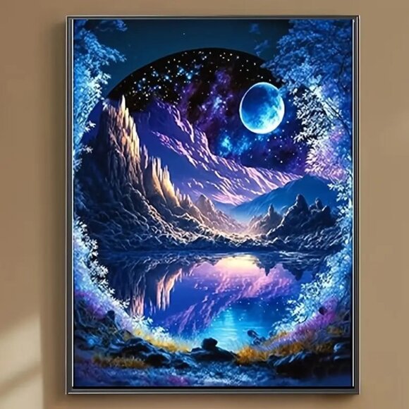 Art | Bogof 5d Moon Stars Diamond Painting Kit 149 | Poshmark